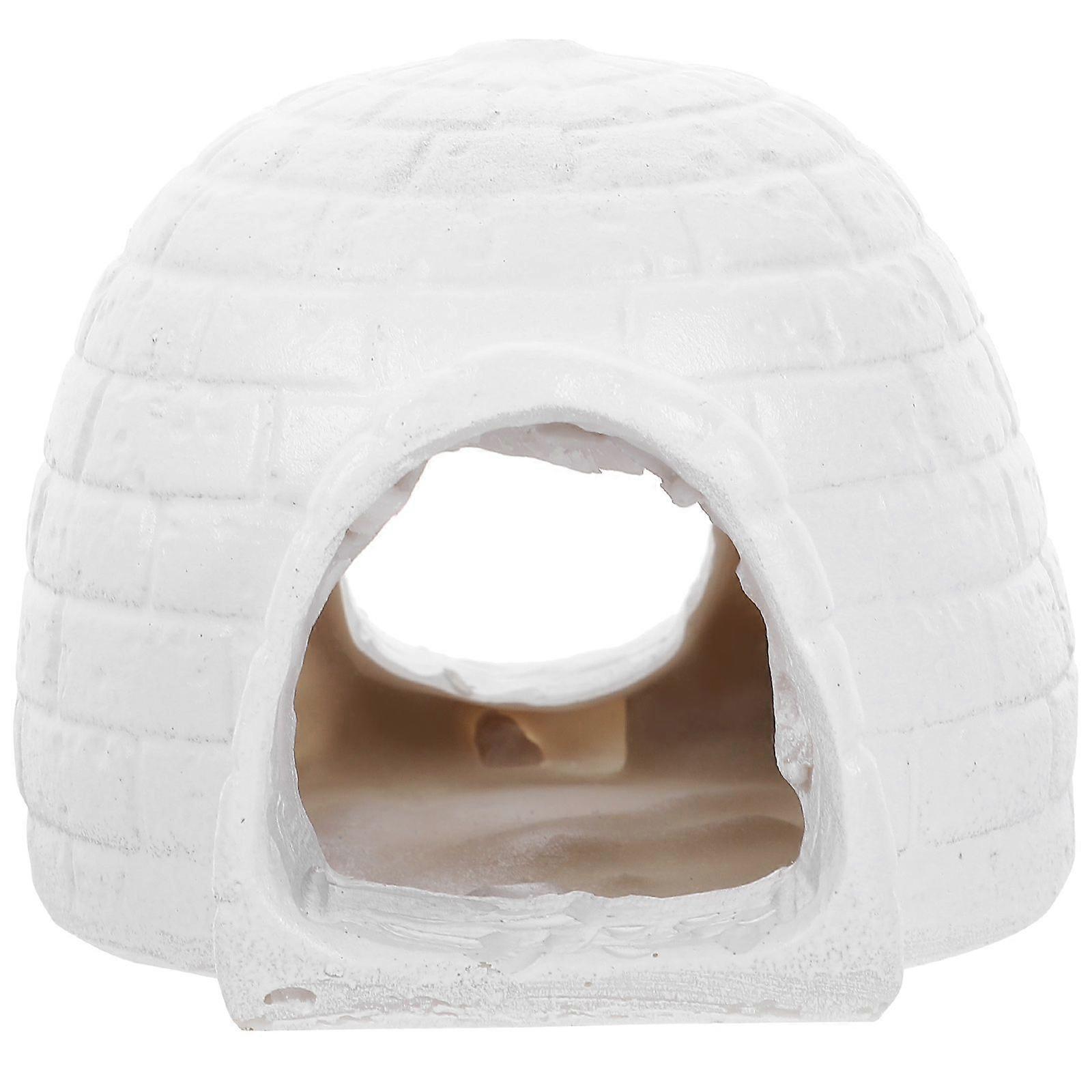 Simulated Igloo Polar Model Igloo Figurine Fish Tank Hideout Polar ...