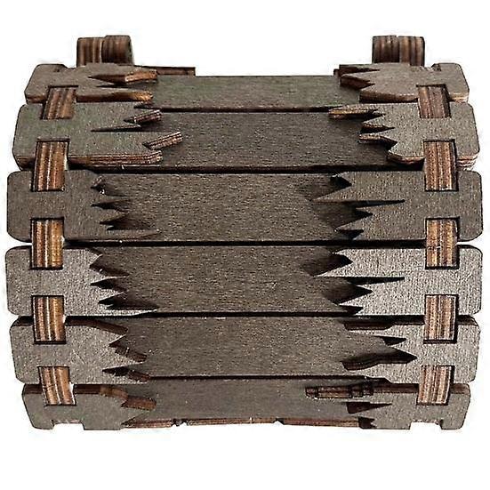 Wooden Dice Box Monster-shaped Treasure Box with Canine Teeth Dice ...