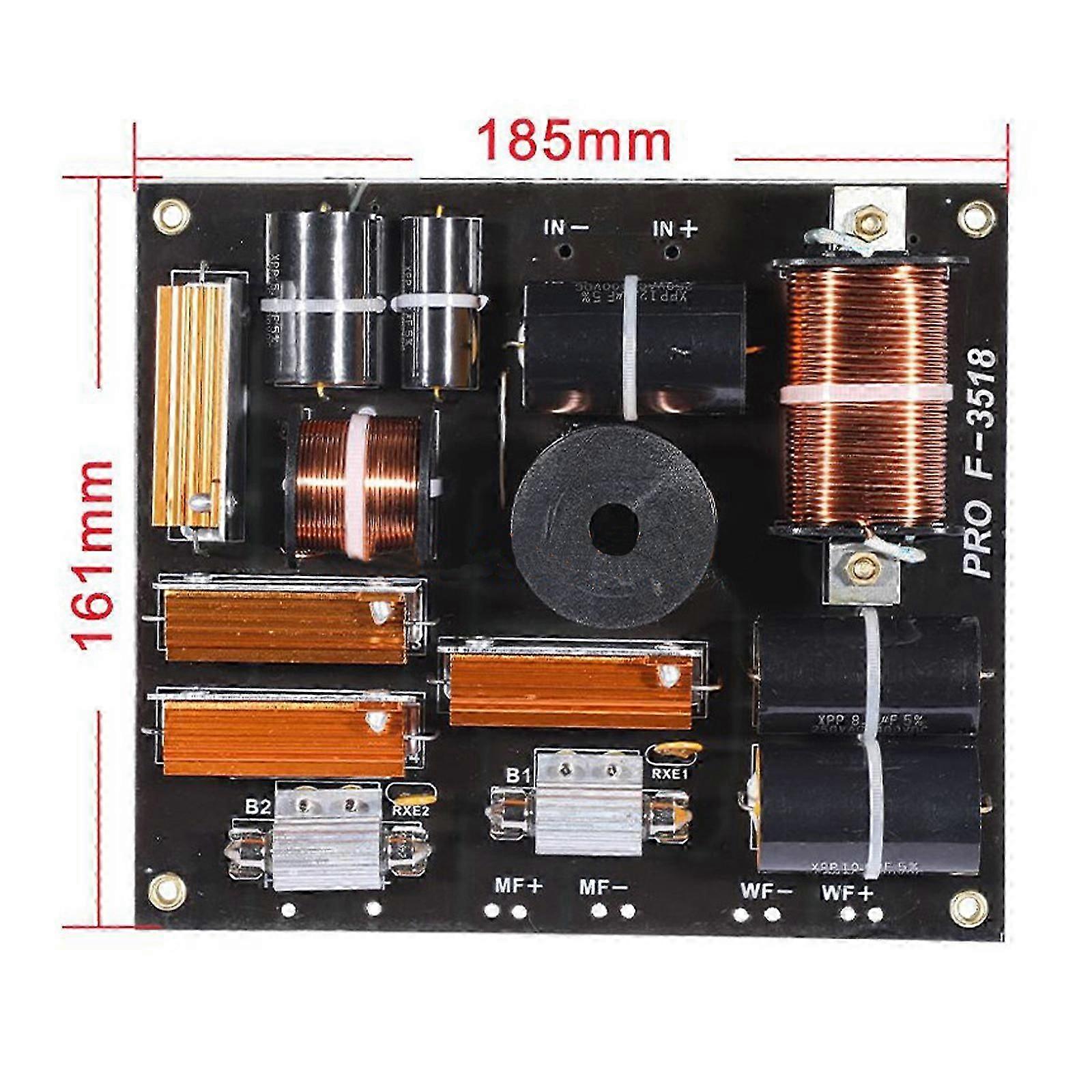 1200w 3-way Stage Audio Crossover Hi-fi Speaker Frequency Divider ...