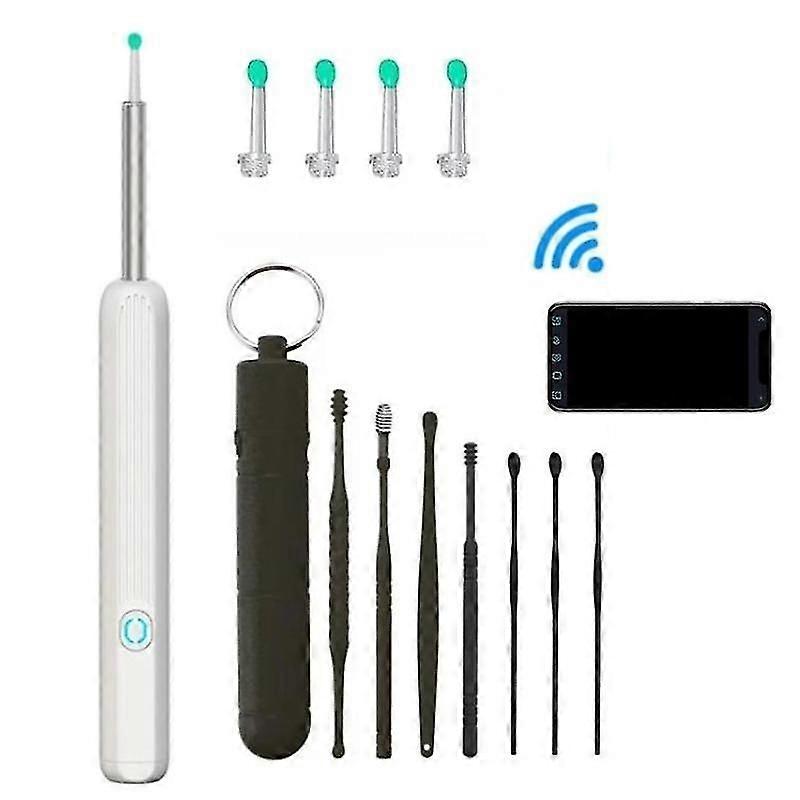Wireless Smart Visual Ear Cleaner Usb WiFi Otoscope TW1 Ear Wax Removal ...