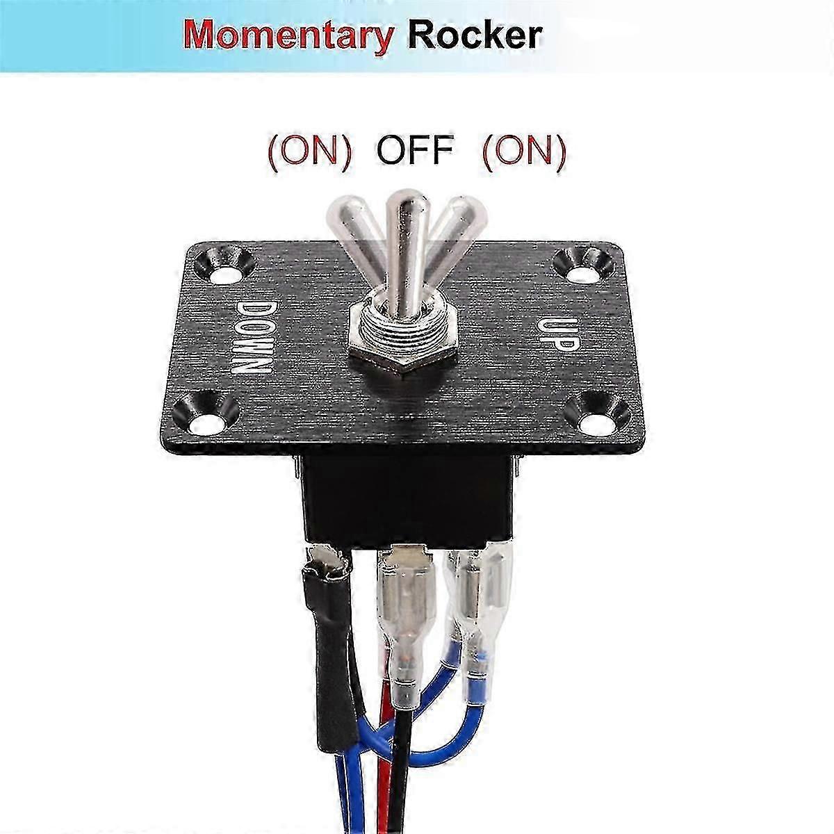 Rocker Toggle Switches Momentary 6 Pin 3 Position (ON)-Off-(ON)UP/Down ...