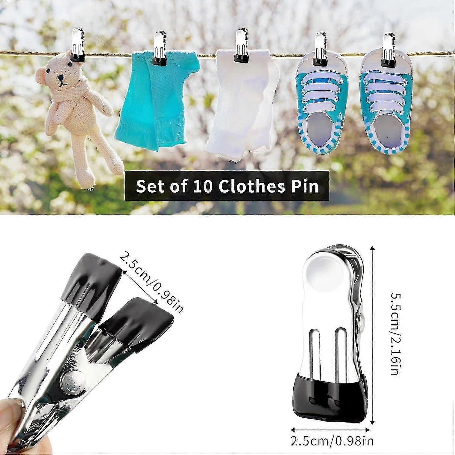Clothes Pegs For Washing Line Pegs Stainless Steel Laundry Pegs Clothes ...