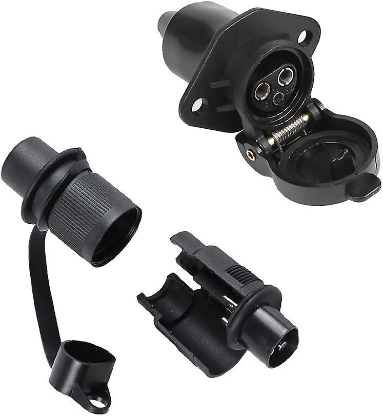 3 Pin Trailer Plug And Trailer Socket, 12v 3 Pinwaterproof Trailer Plug ...