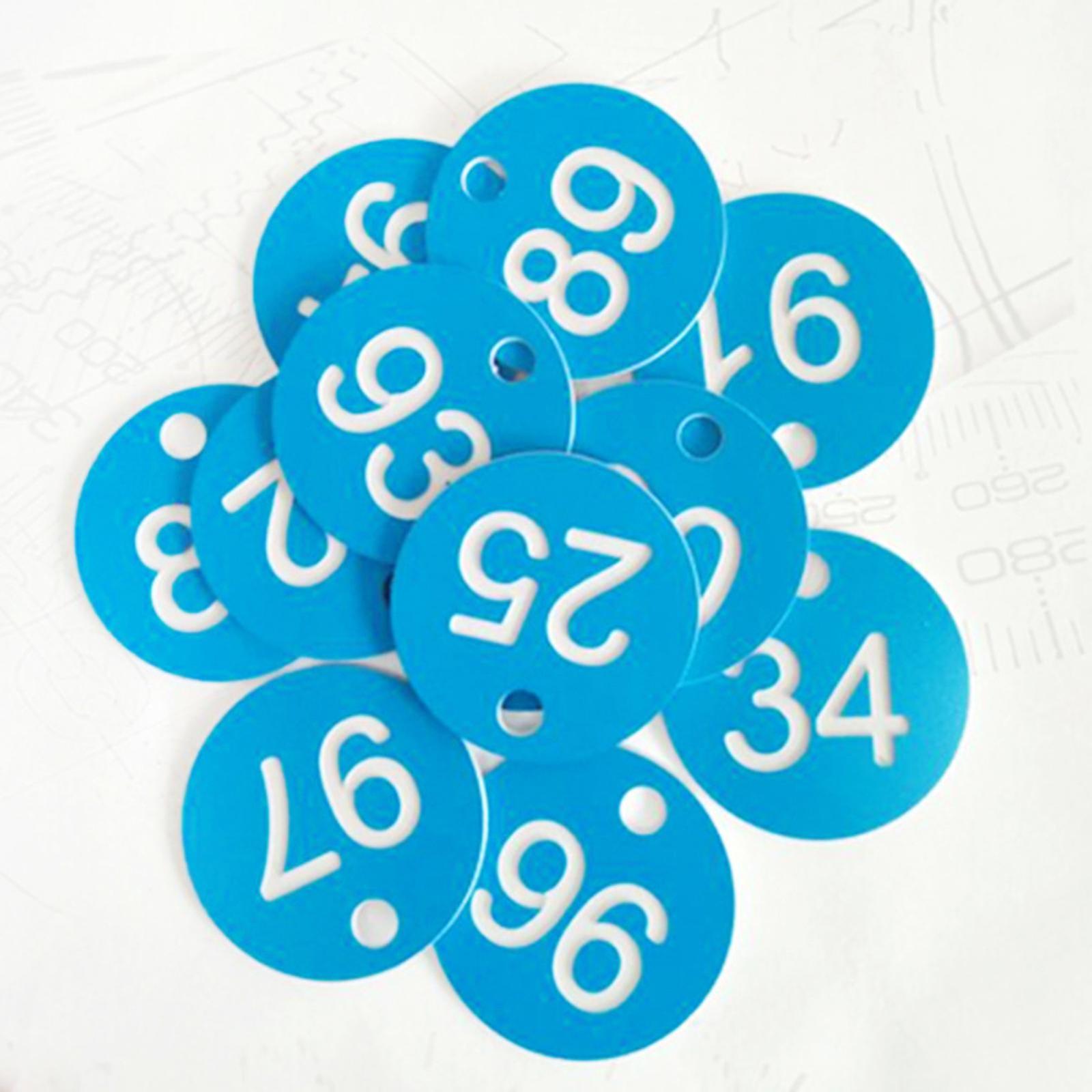 Numbered Tags Label Tags Clothes Coat Hanger Office Index Supply 1-100 ...