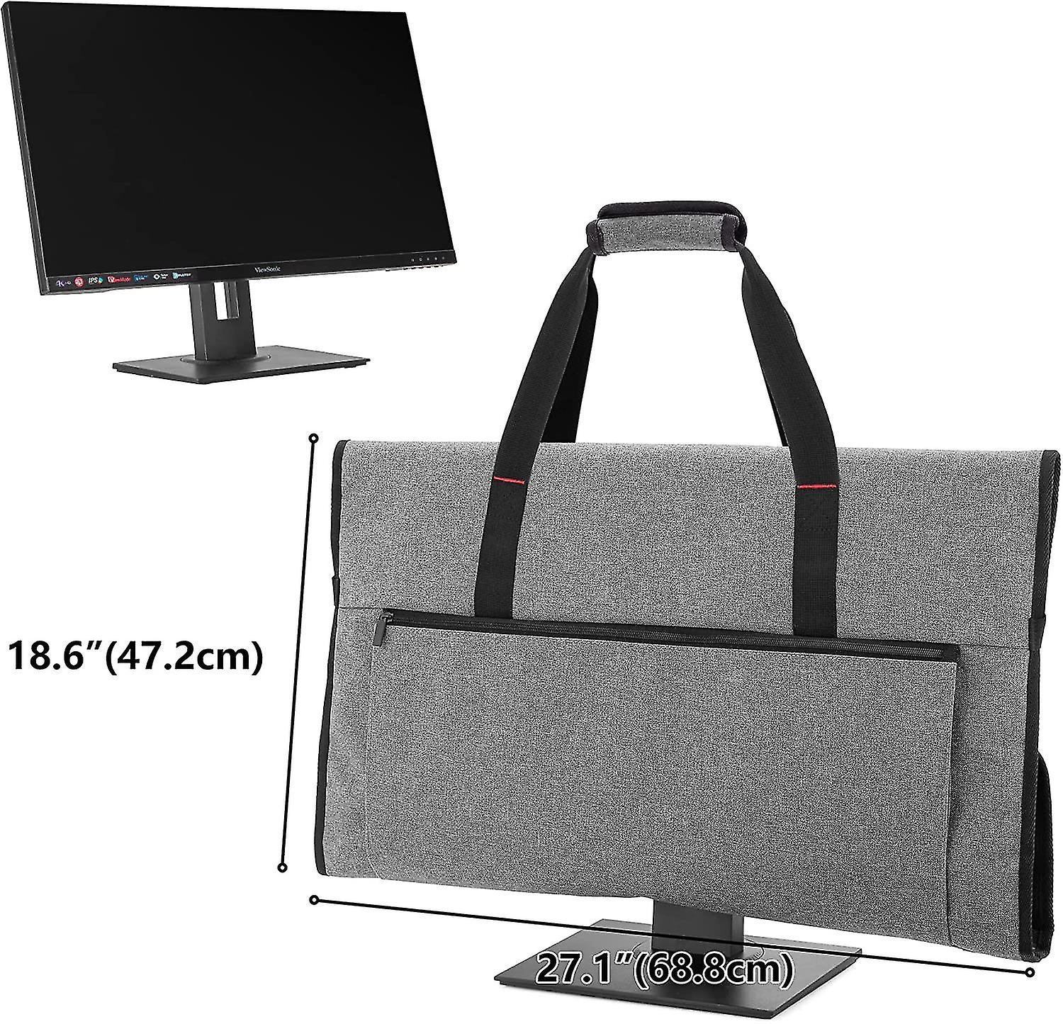 Carrying Bag For 27" Lcd Screens And Monitors, With Padded Velvet ...