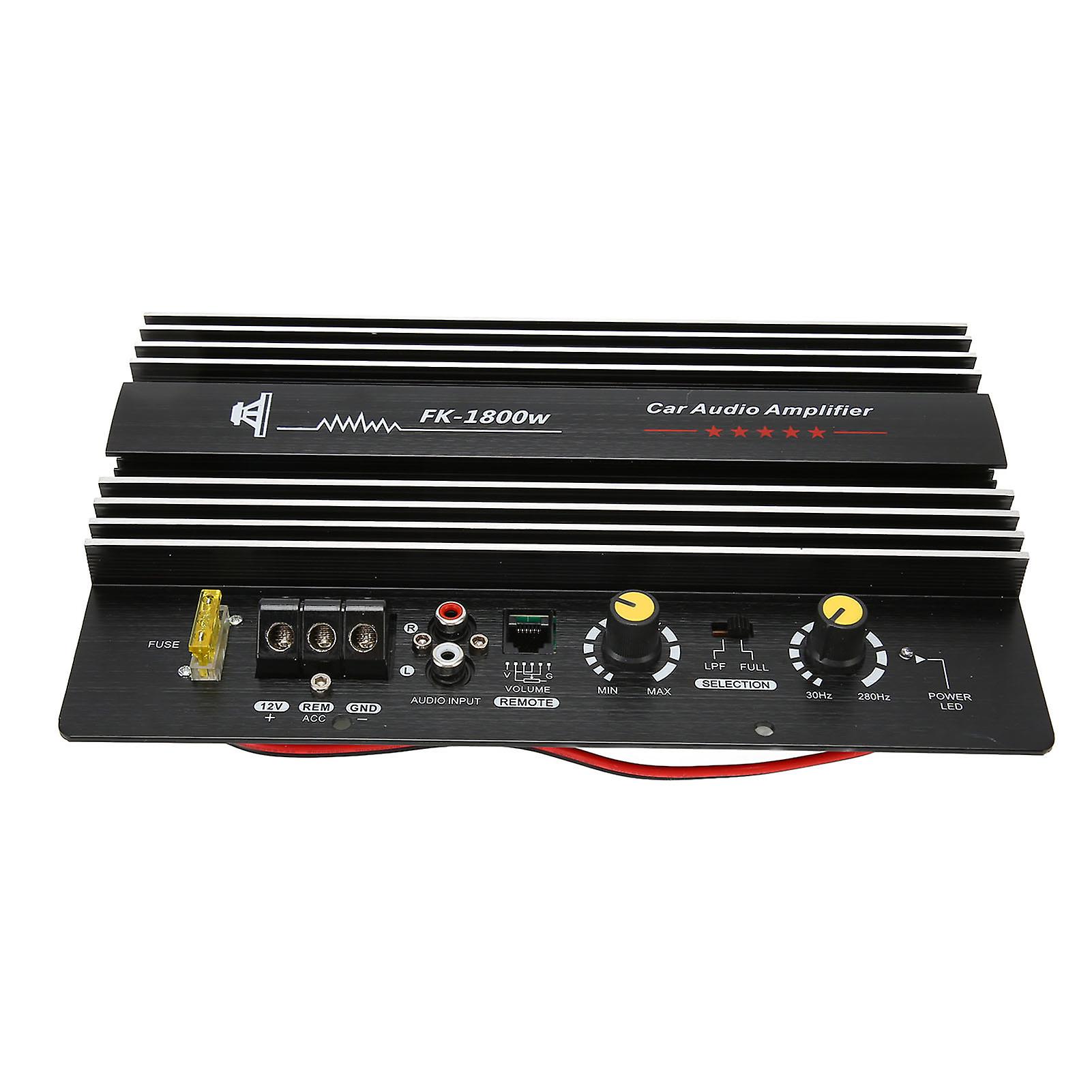 Automotive Amplifier 12v 1800w Car Stereo Audio High Power Amplifier ...