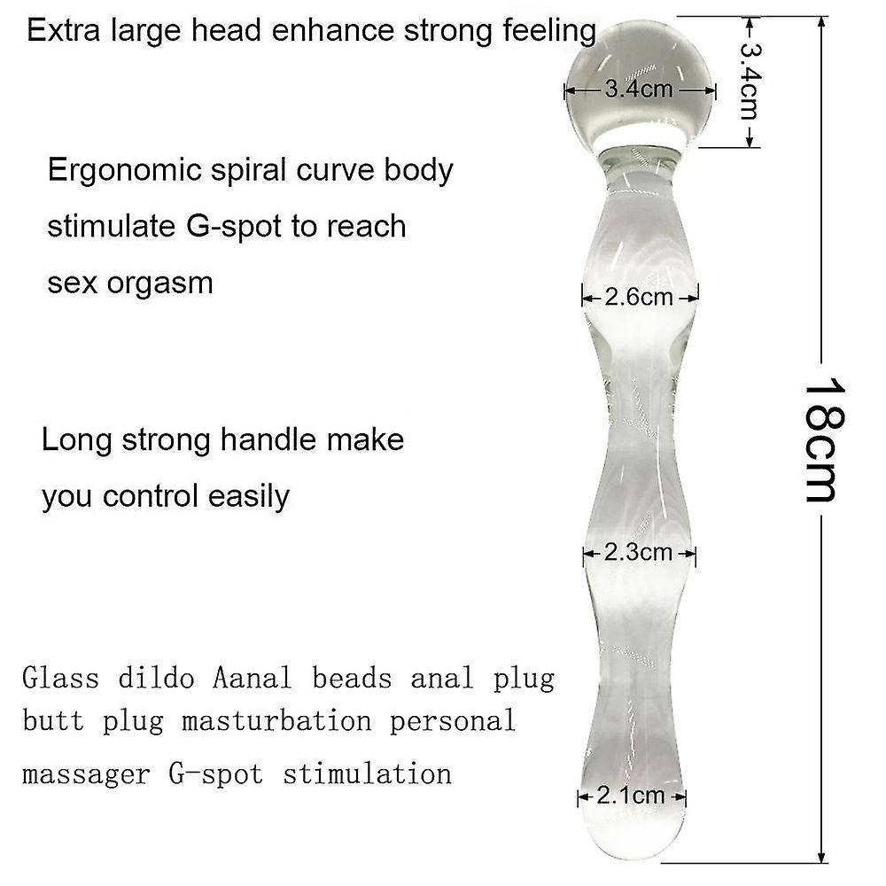 Handheld glass wand beauty massager for women extremely enjoyable ...