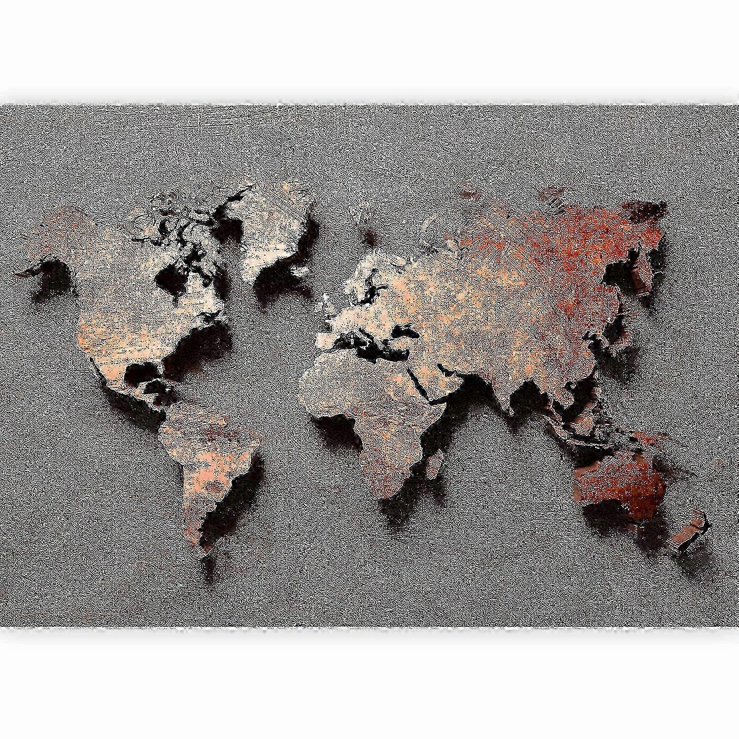 Wall Mural - Copper Map | Fruugo UK