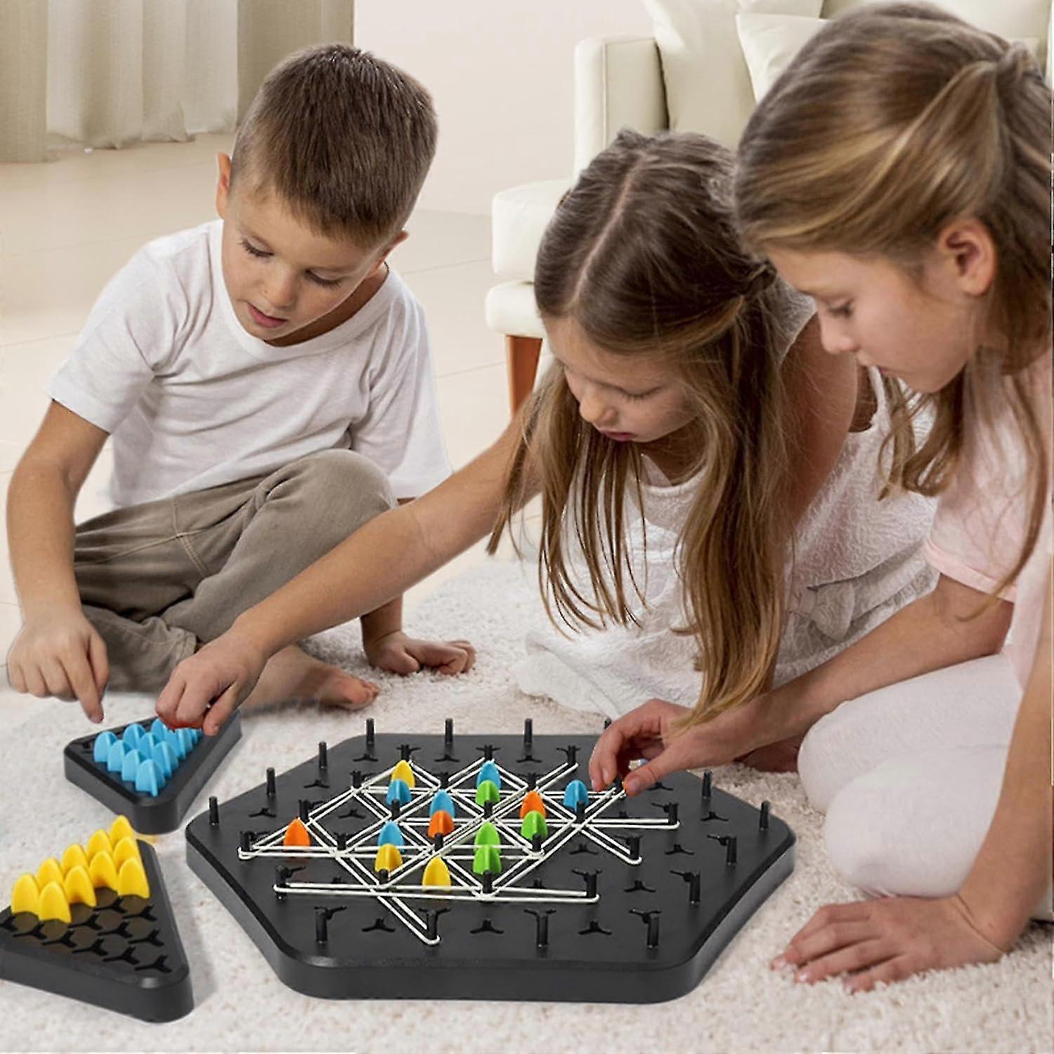 Chain Triangle Game Interactive Peg Game Triangle Chess Board Game for ...