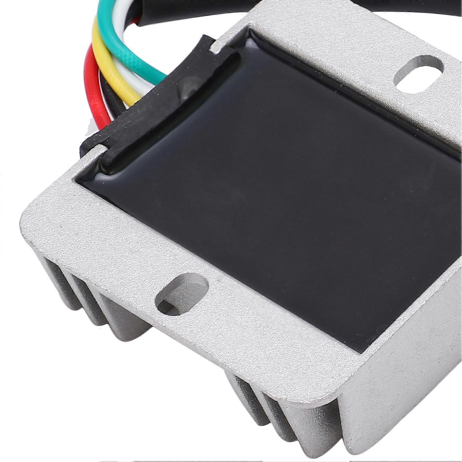 5 Wire Motorcycle Voltage Regulator Rectifier Flat Head Male Plug for ...