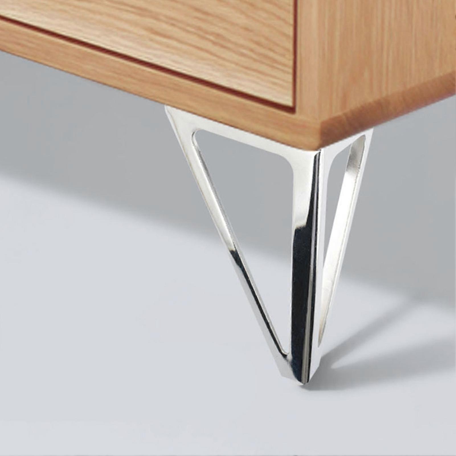 Triangular Furniture Leg Metal Home Diy Projects For Nightstand For ...
