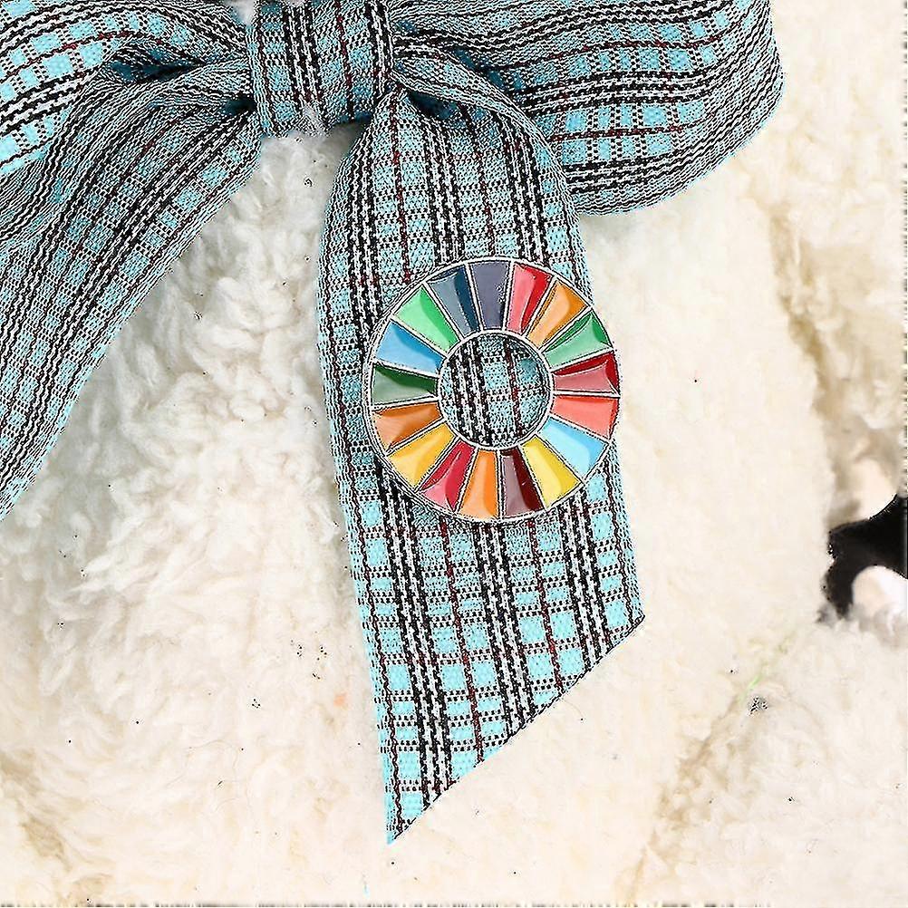 6 Pcs Enamal 17 Colors Sustainable Development Goals Brooch United ...