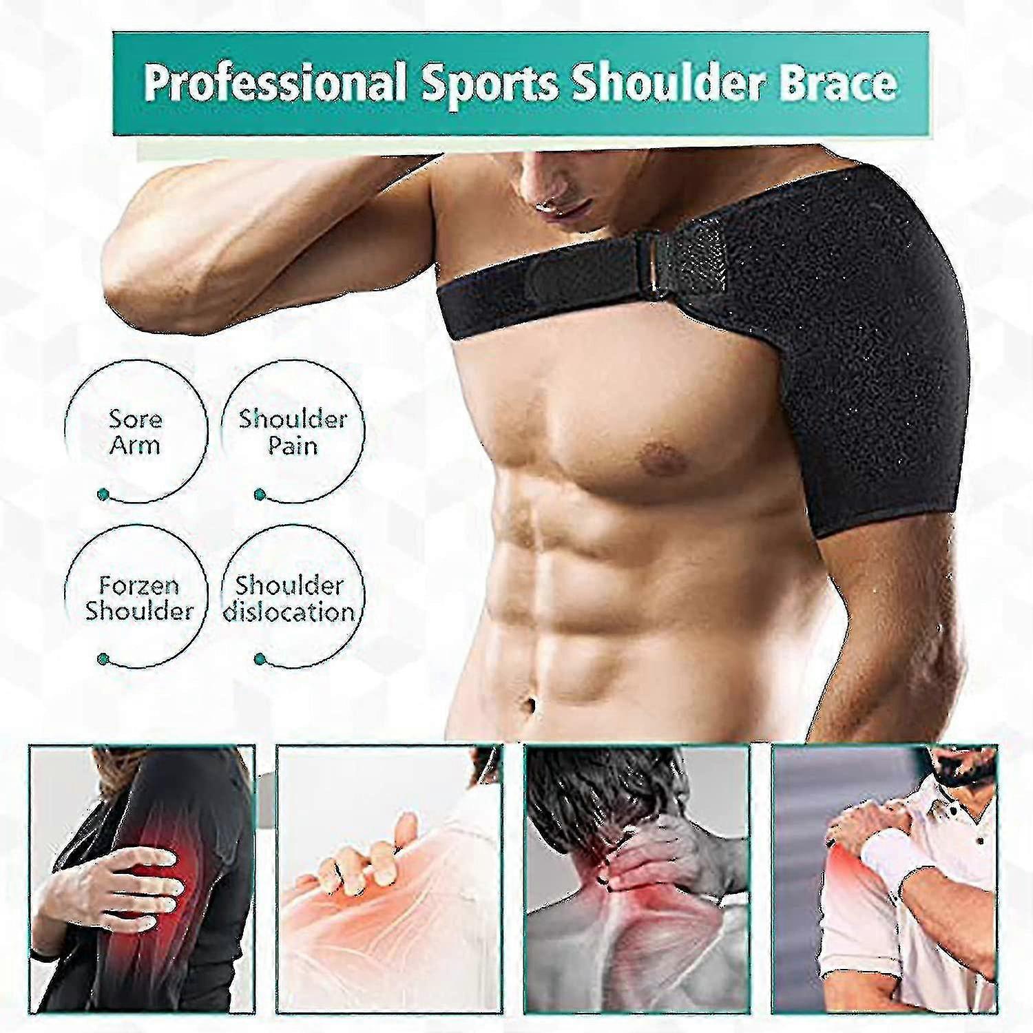 Healthy Lab Co Compression Shoulder Brace For Men And Women ...
