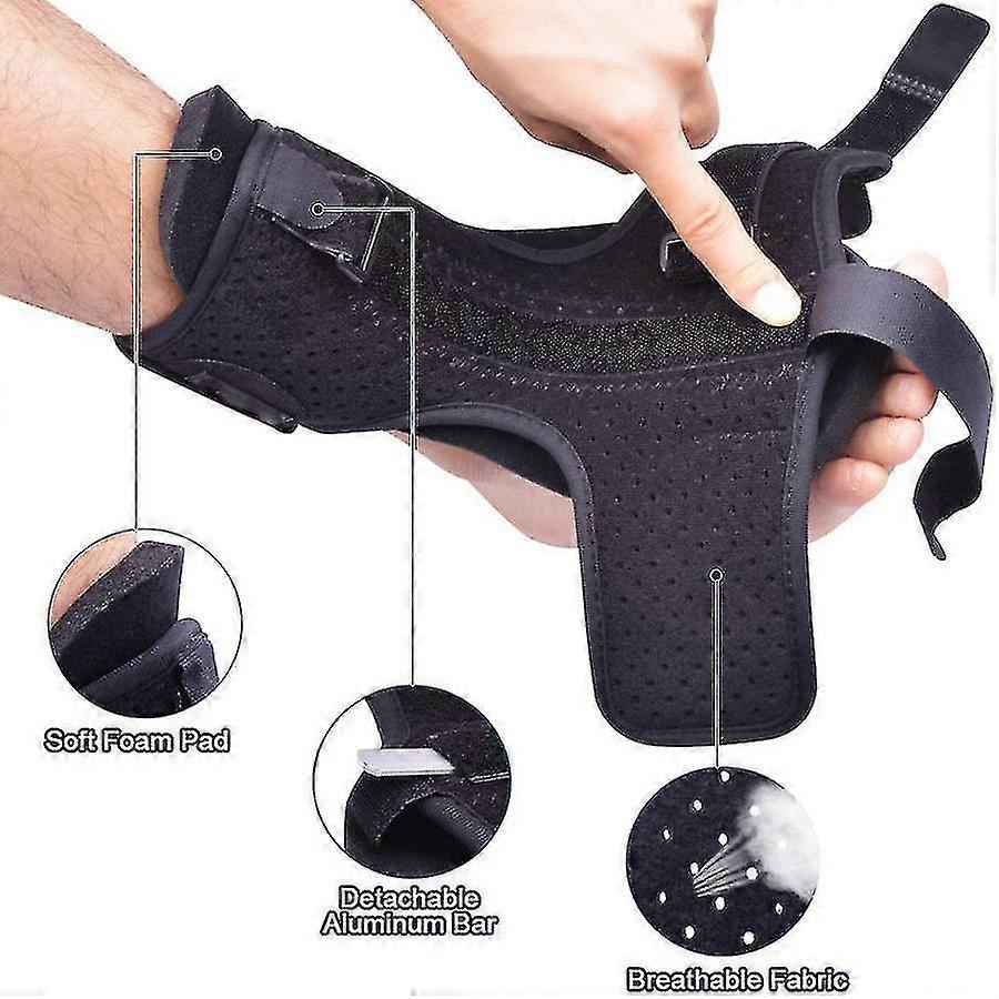 Adjustable Ankle Brace , Foot Drop Orthosis Brace For Plantar Fasciitis ...