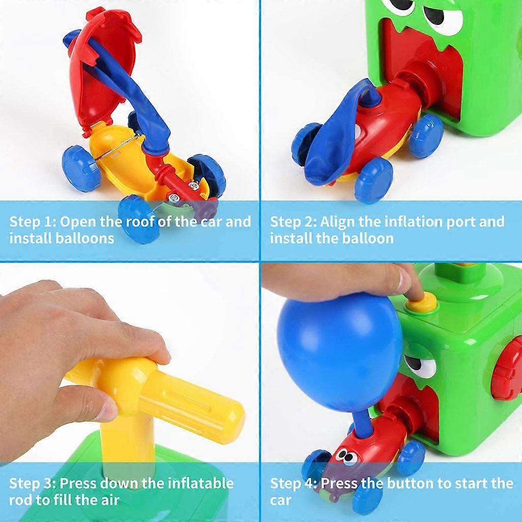 Children Inertial Power Ball Car Science Experiment Toy Puzzle Inertial ...