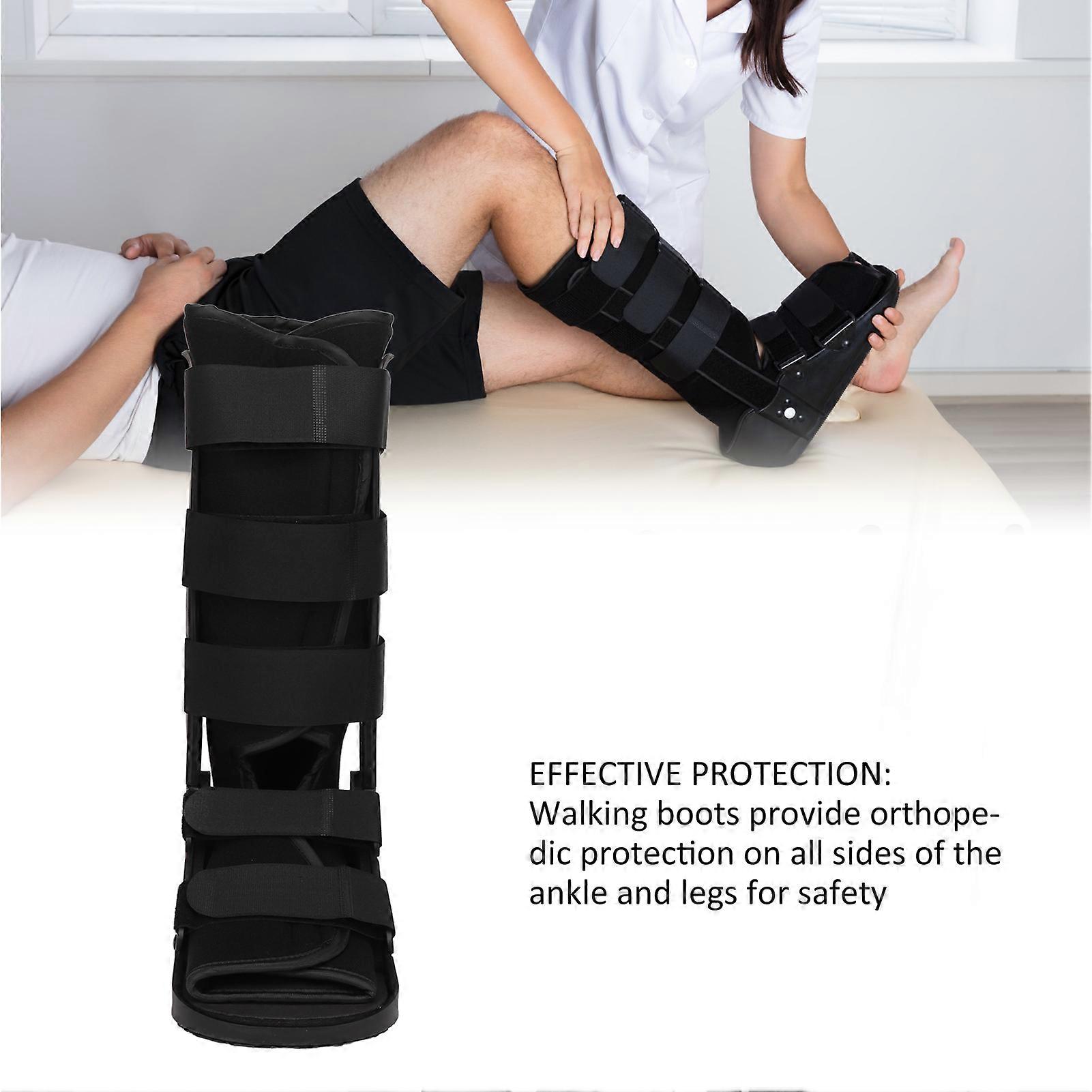 Walking Boot Tall for Broken Foot Sprained Ankle Orthopedic Medical ...