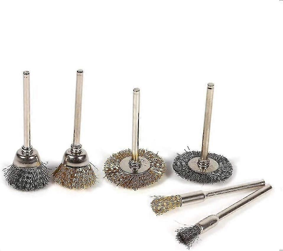 36 Pieces Wire Brushes, Wire Polishing Brushes With 3 Different Sizes ...