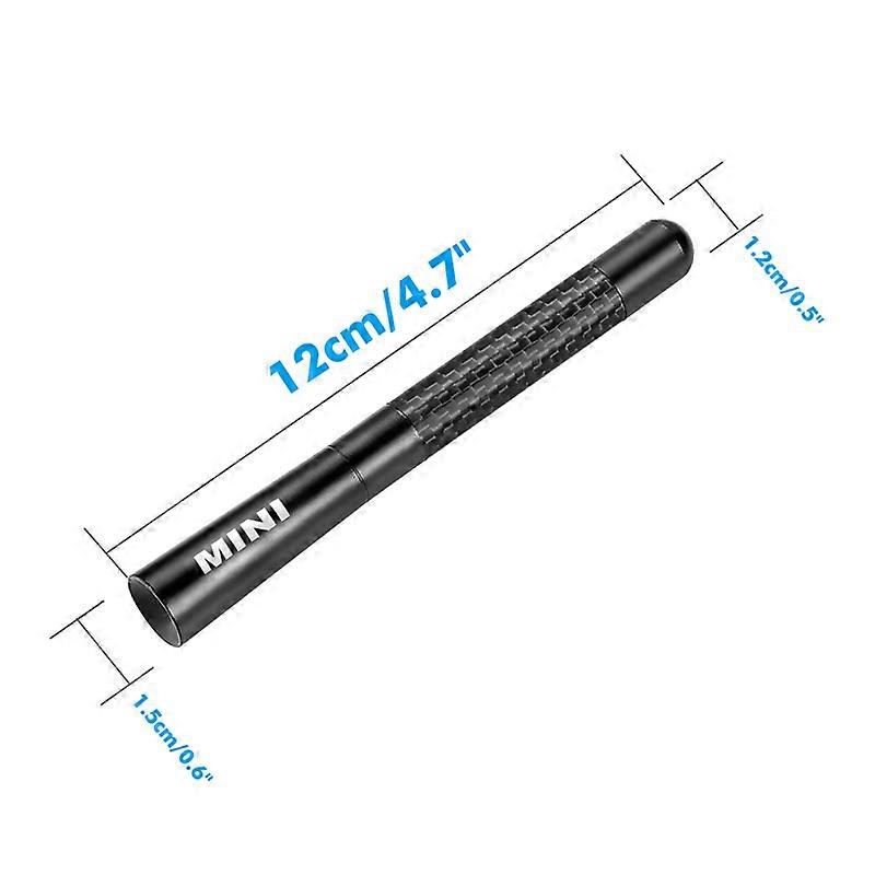 12cm Carbon Fiber Car Roof Antenna For Mini Cooper S F56 F55 JCW R56 ...