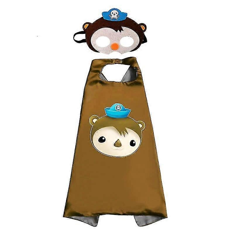 Octonauts Cosplay Mask Toys Set Barnacles Kwazii Peso Shellington Dashi ...
