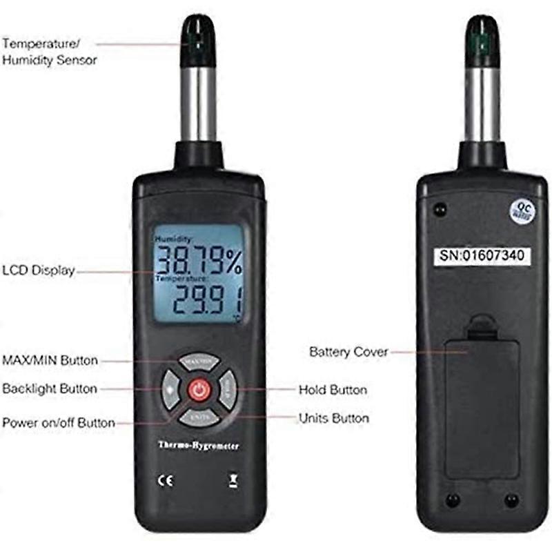 Promotion! Digital Psychrometer Thermo Hygrometer, High Sensitive ...