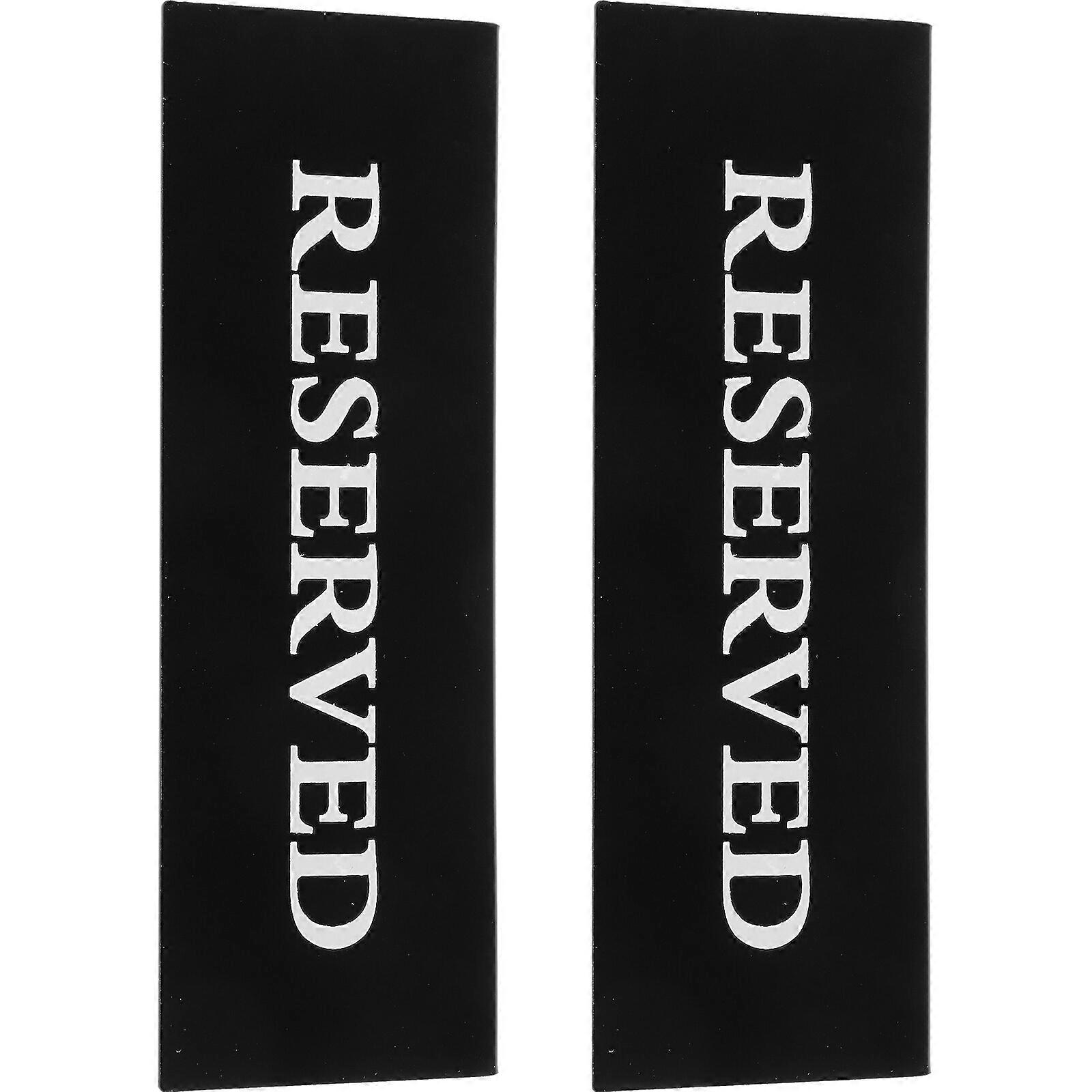 2pcs Chair Reserved Signs Reserved Seating Signs Wedding Party Reserved ...