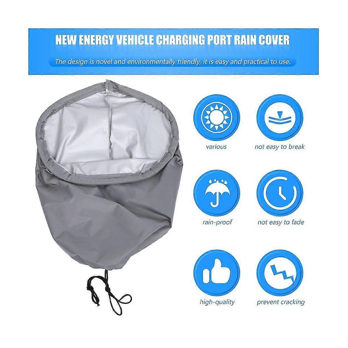 Ev Charger Plug Cover Waterproof Outdoor Electric Car Charging Port ...