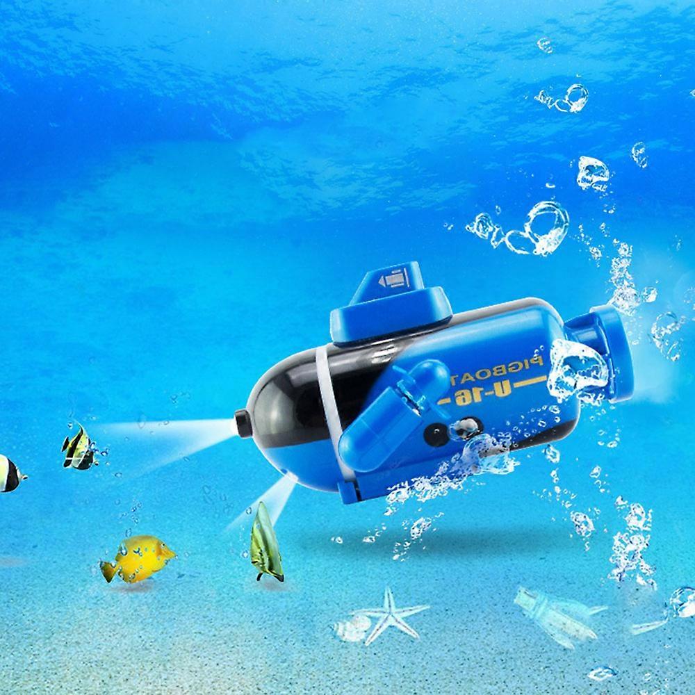 Mini Remote Control Submarine Vehicle 4CH Electronic Ship Subs Water ...