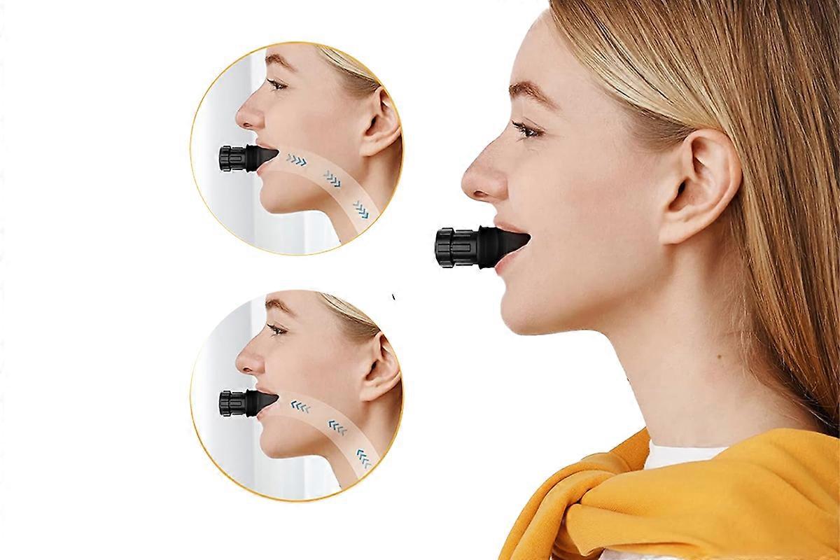 Portable Breathing Respiratory Muscle Trainer Lung Respirator -Black ...