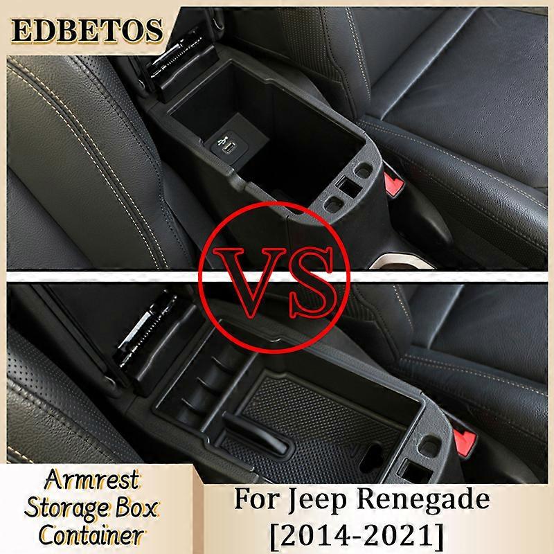 Center Console Tray Compatible For Jeep Renegade 2014 2015 2016 2017 ...