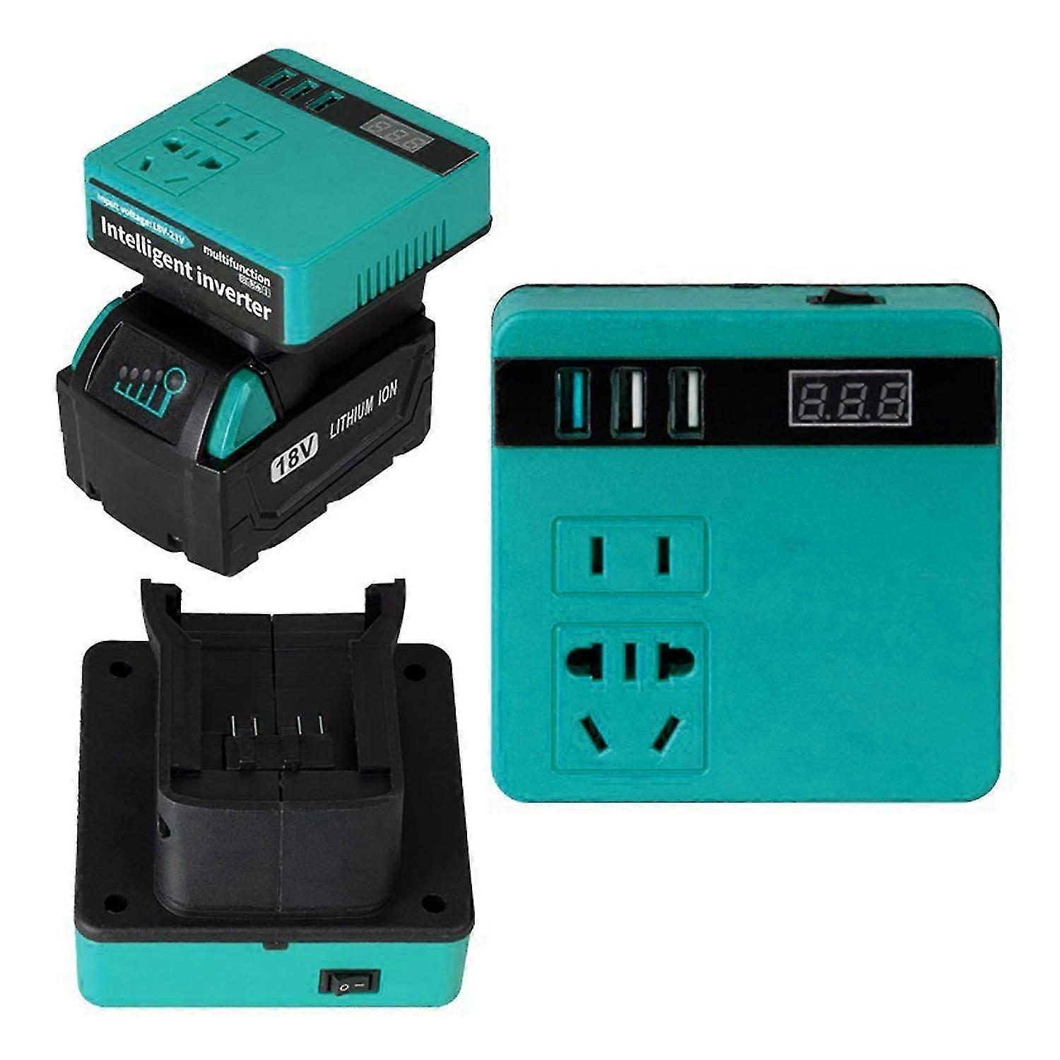 120W Lithium Battery Inverter Multifunction Lithium Tools Battery ...