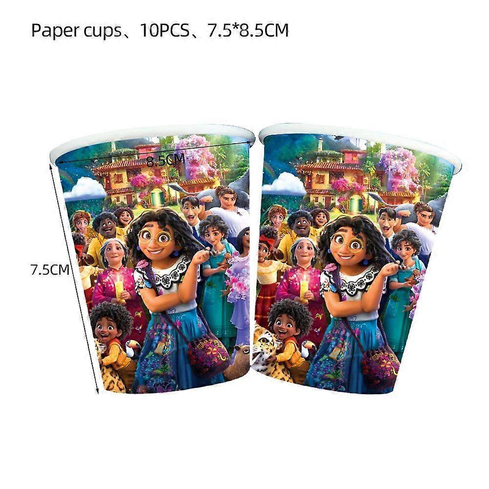 Encanto Mirabel Birthday Party Decoration Backdrop Tableware Paper ...