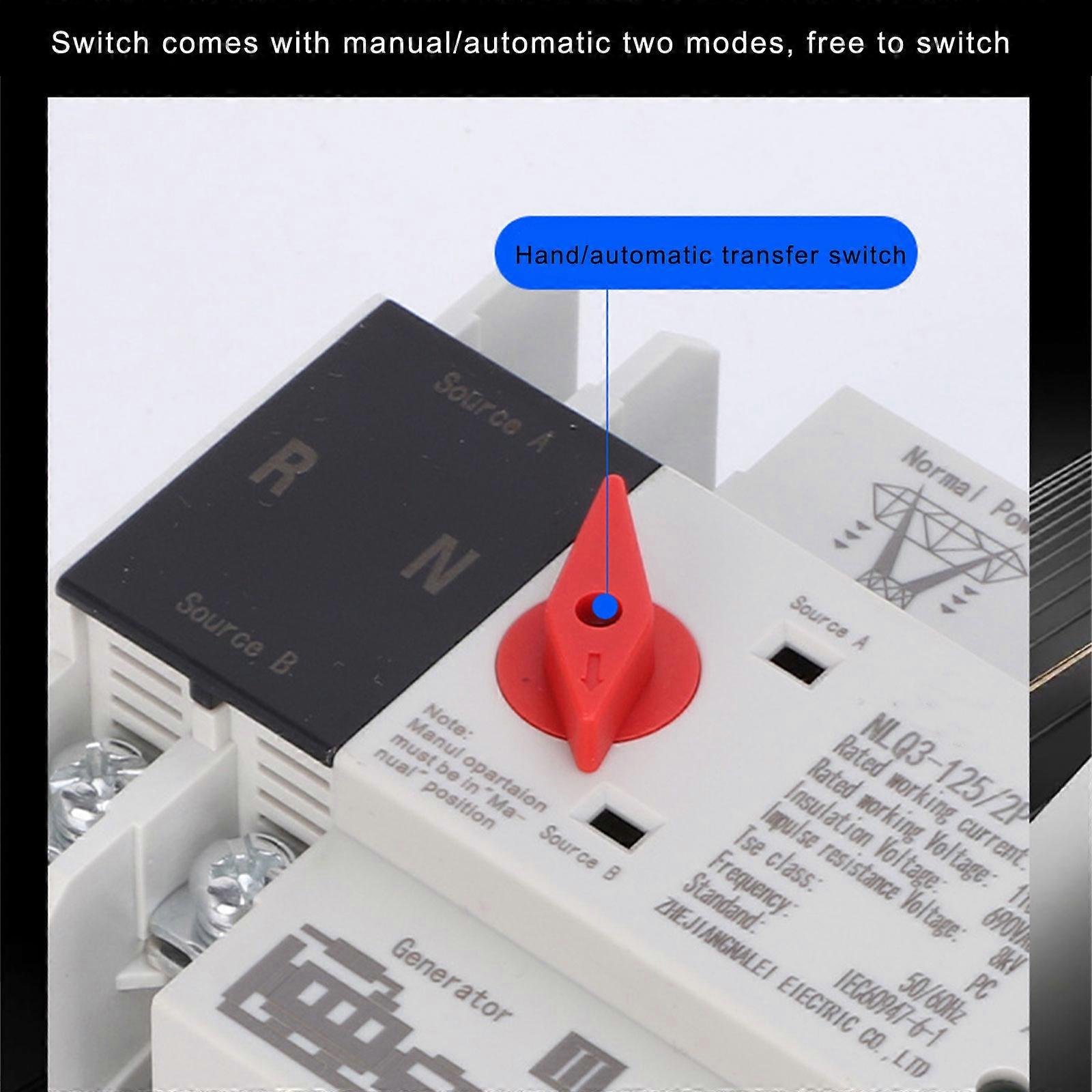 Generator Changeover Switches Electrical Selectors Switches 4P 100A ...