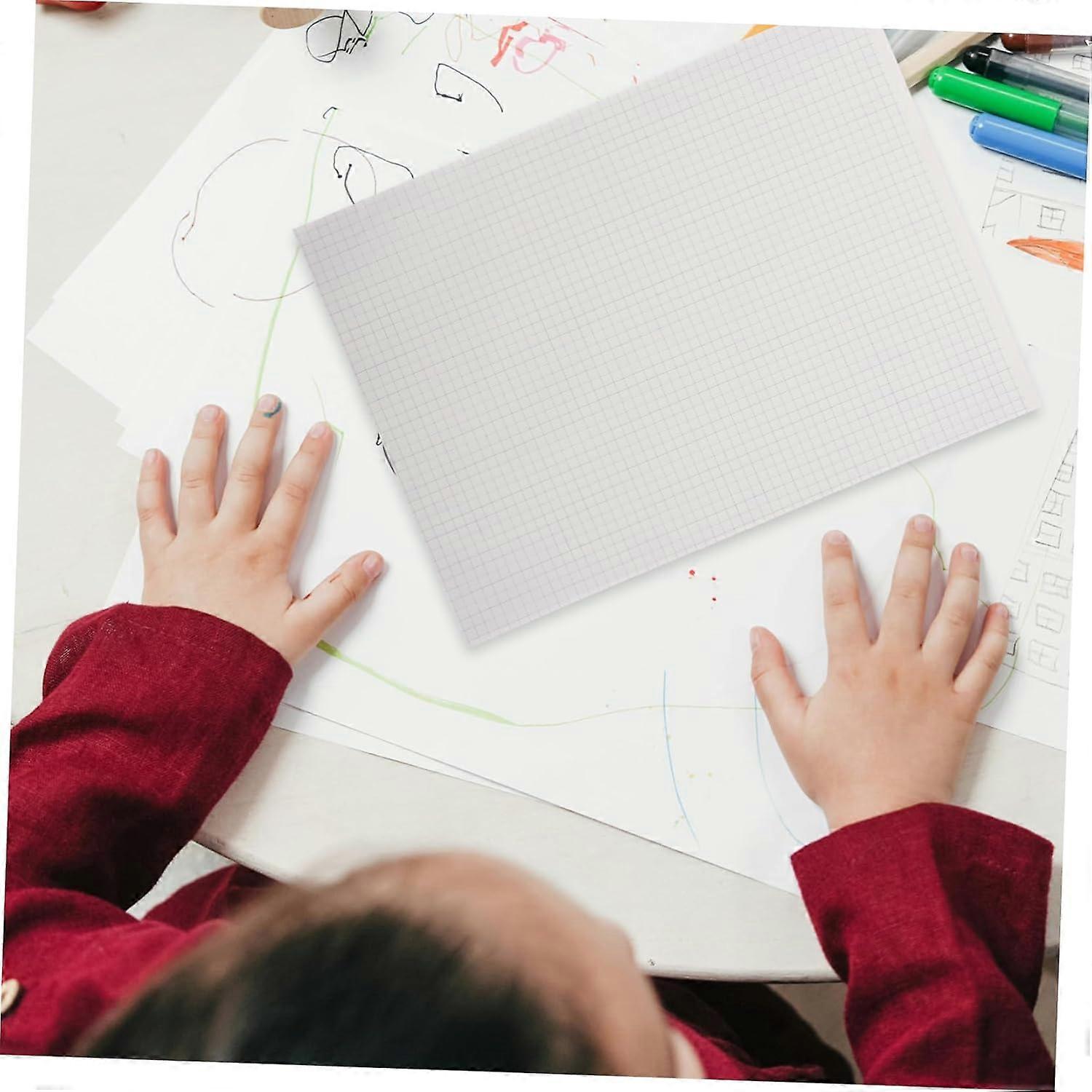 Checked Design Book Technical Notebook Graph Paper Pad Grid Chart Paper ...