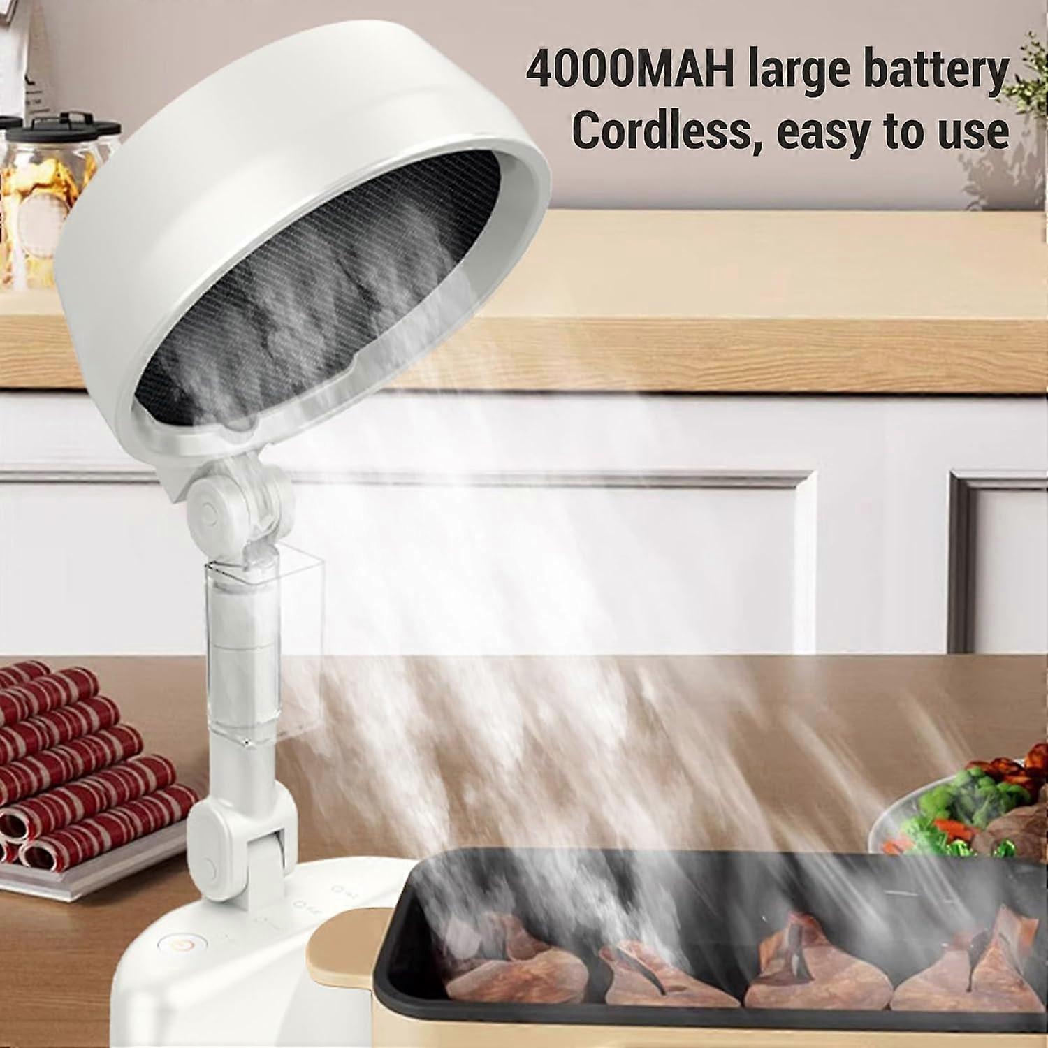 Portable Cooker Hood, Compact Desktop Extractor Fan with 3 Speed Levels ...