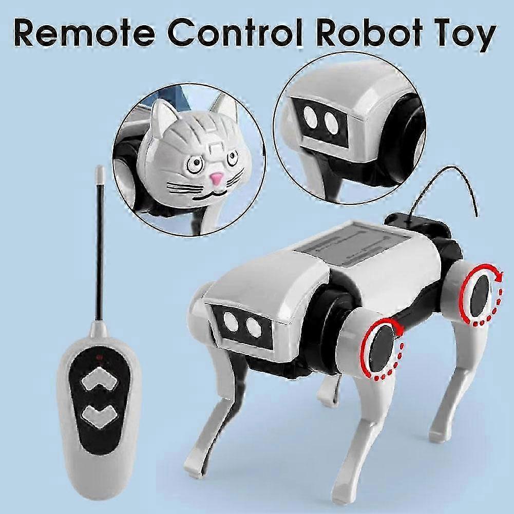 2025 Robot dog (A)$ Remote control robot dog assembly set men's robot ...