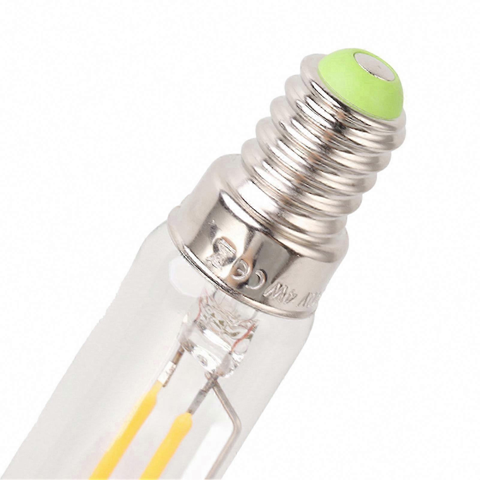 2Pcs LED Tube Bulb 4W E14 2300K Warm White T20x120 220-240V for Home ...