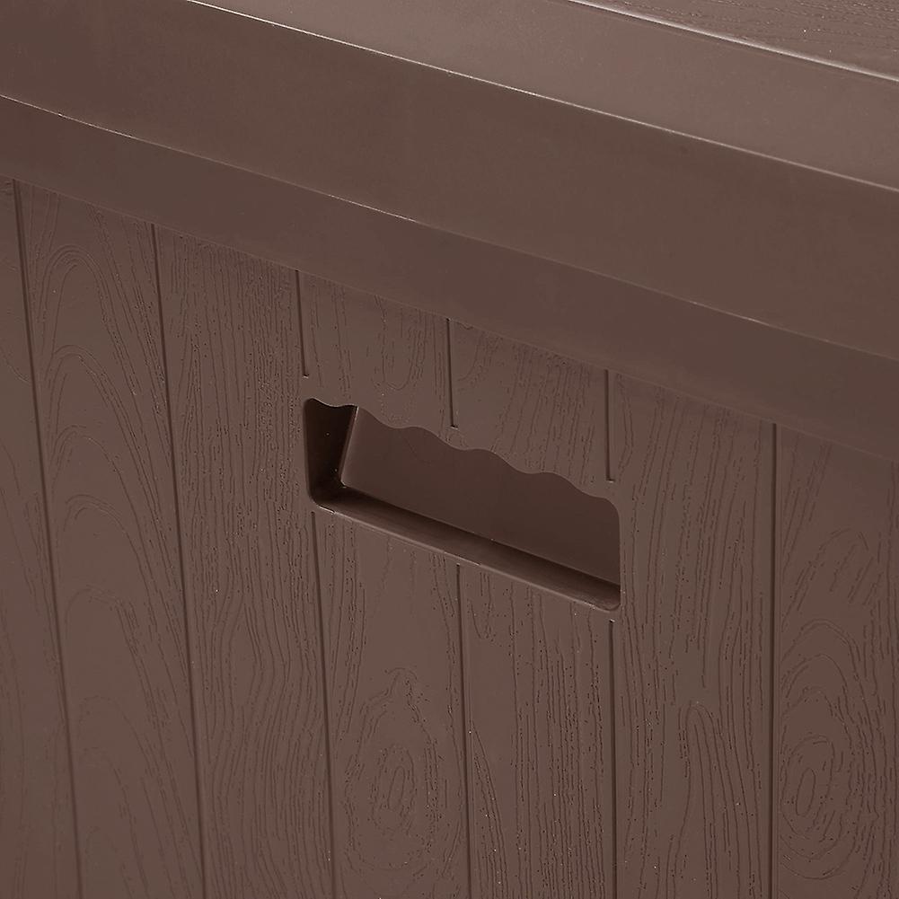 La Jolla Weatherproof Outdoor 51 Gallon Storage Deck Box w/Lid ...