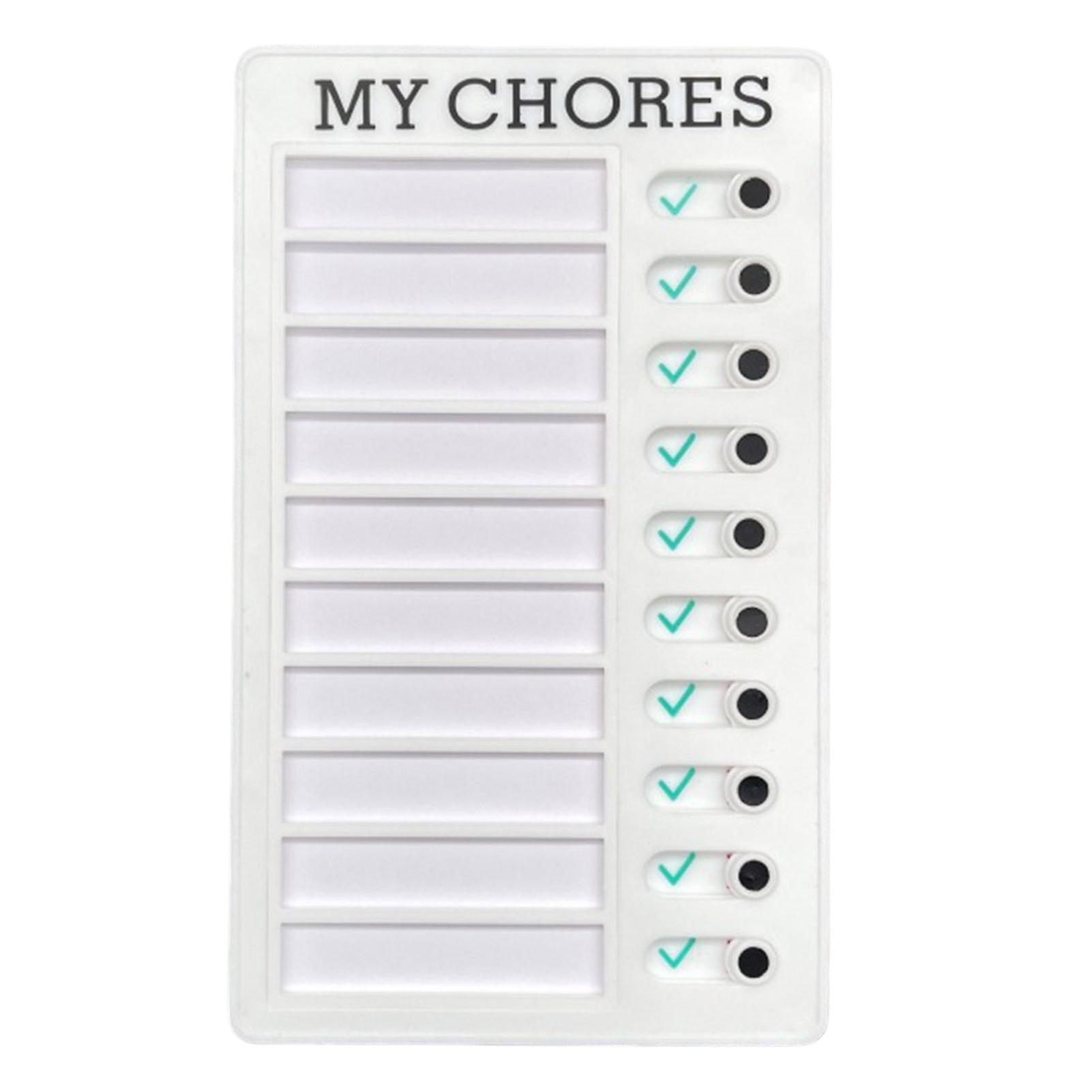 Chore Chart Checklist Board Planning Board Daily To Do List Planner ...