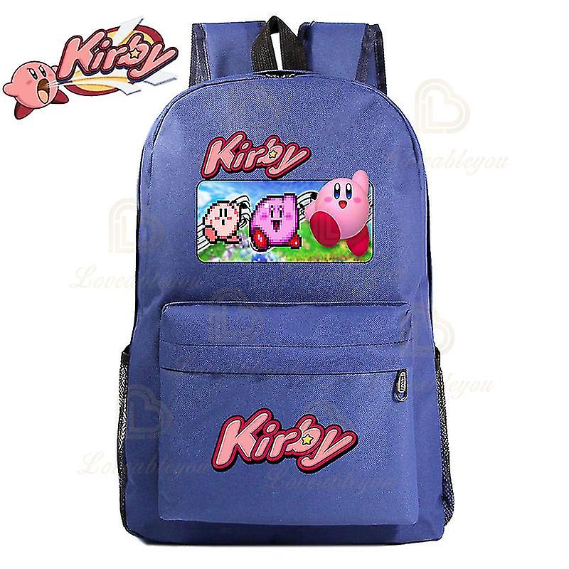 Kirby Game Boy Advance Theme Backpack With Study Stationery Compartment ...