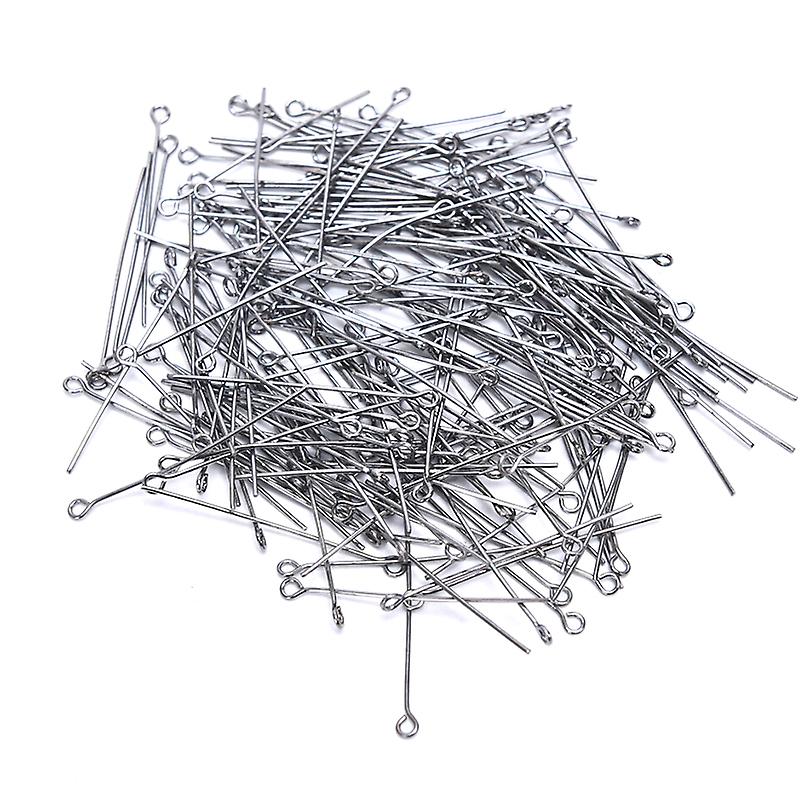 200pcs/lot Eye Head Pins Beads Pins Earring Wire Diy Jewelry Making ...