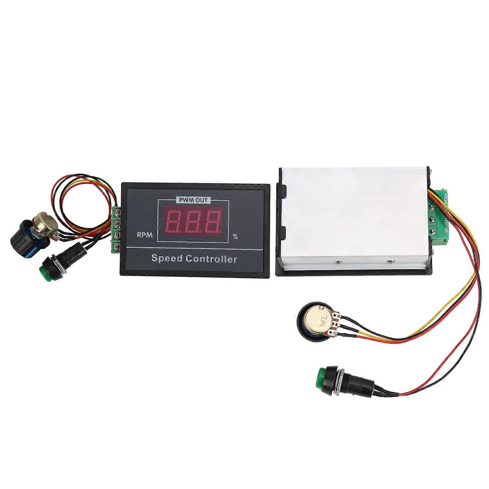 PWM DC Motor Speed Regulator 6V 12V 24V 48V Stepless Speed Control ...