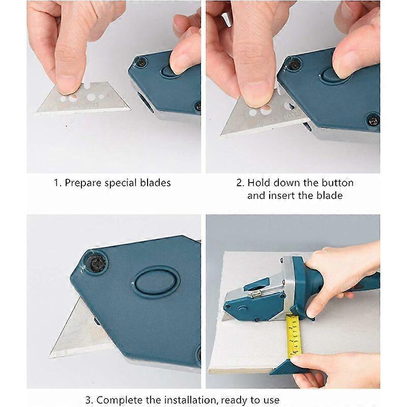 Drywall Cutter, Hand Tool with Measuring Tape Board Cutting Tool for ...