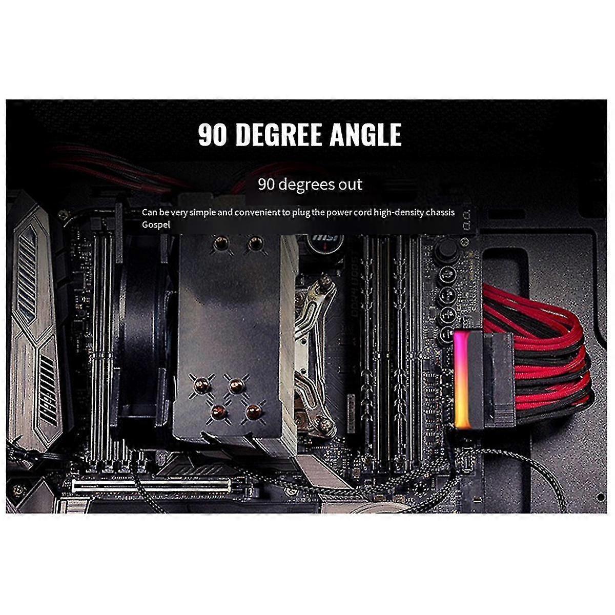 For 5V Synchronized 24 Pin Turn Header Computer Motherboard ATX Power ...