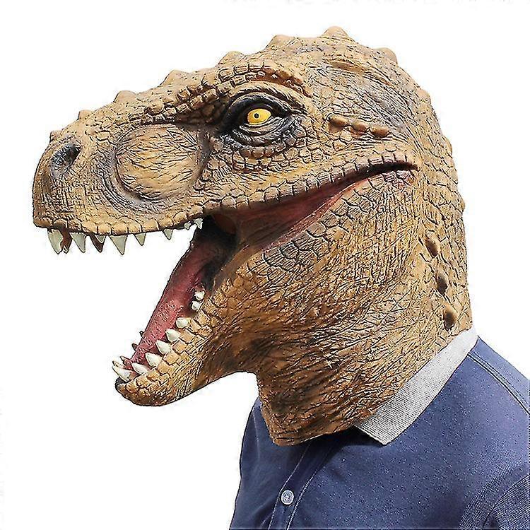 Dinosaur Mask T-rex Head Latex Realistic Animal Full Head Mask for ...
