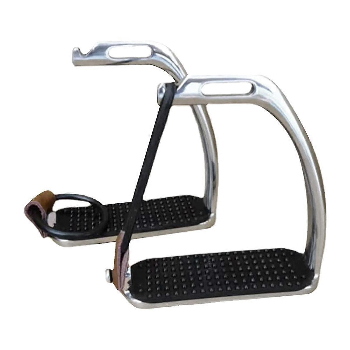 High Strength Stirrups Riding Stirrups Silver Polish Stainless Steel ...