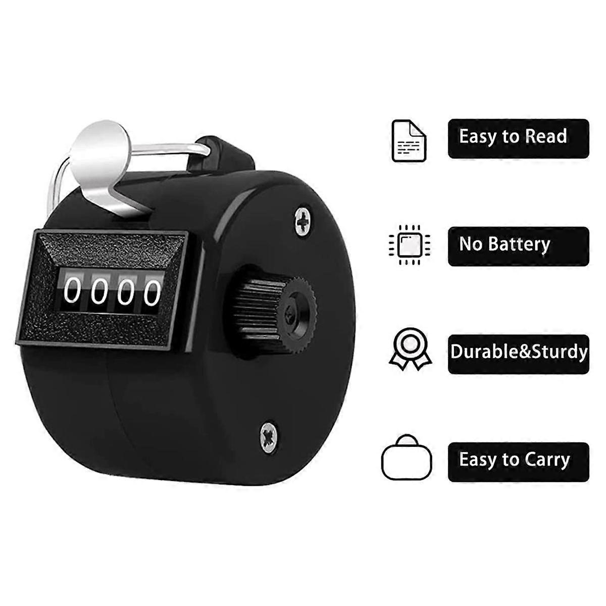 Pack of 8 Counter Clicker 4-Digit Number Count,Handheld Mechanical ...