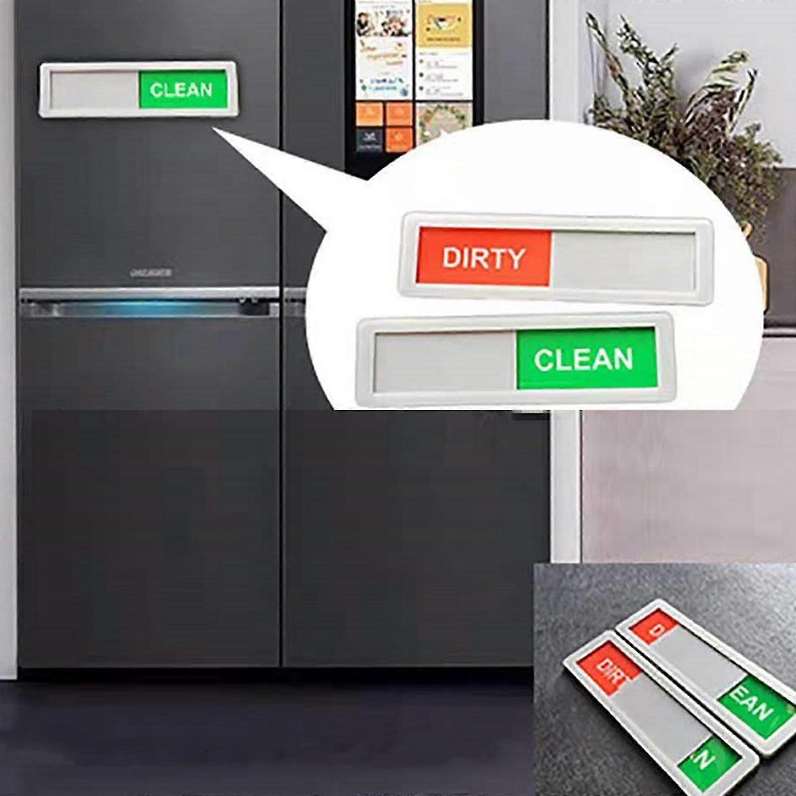 Dishwasher Magnets Clean Dirty Sign Magnet Dishwasher Magnetic Sticker ...