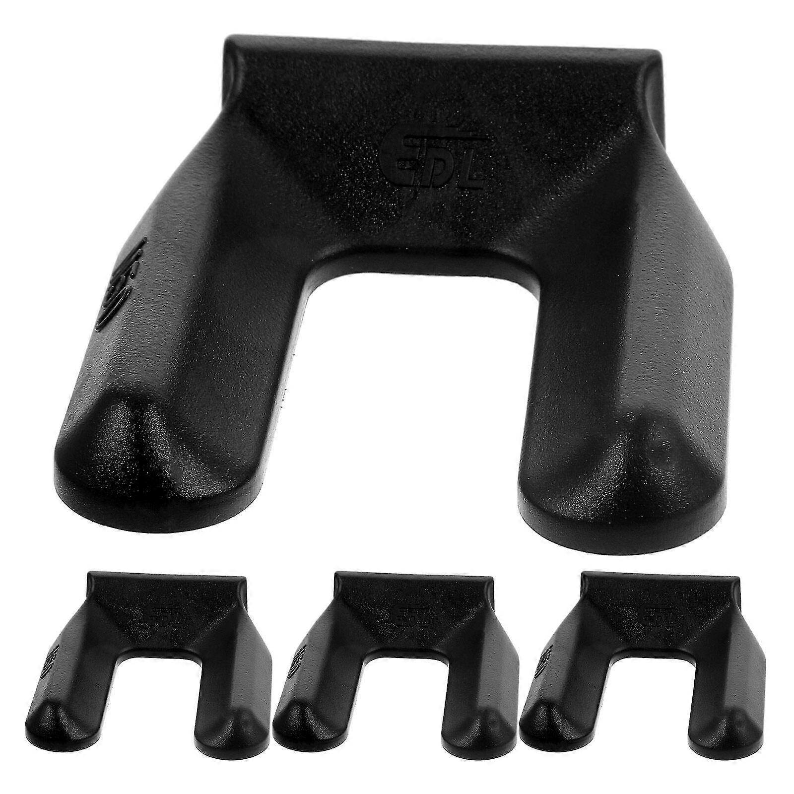 4pcs Clamping Slot Wheel Fixator Chair Caster Stoppers Plastic ...