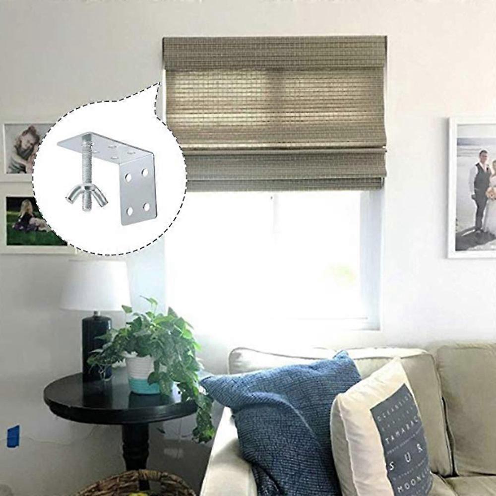 Roman Shade Wall L Bracket and Wingnut Ceiling or Wall Mount Brackets ...