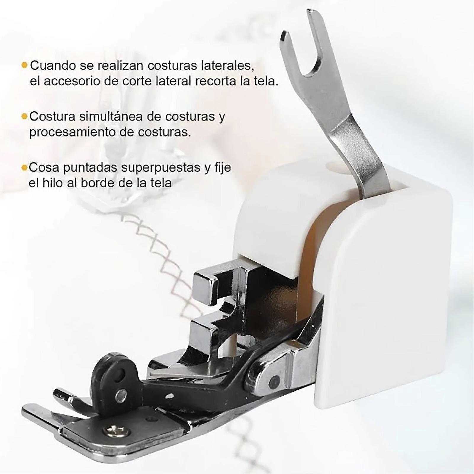 Side Cutter Presser Foot ABS Stainless Steel Universal Household Sewing ...